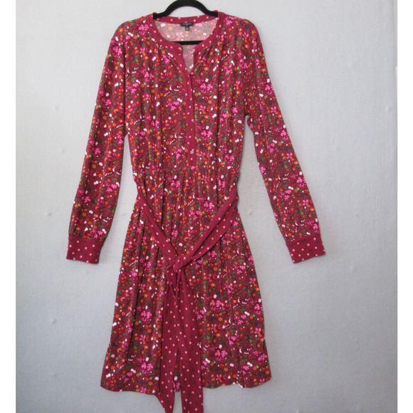 Talbots | Dresses | Talbots Plus Size X Floral Belted Dress | Poshmark